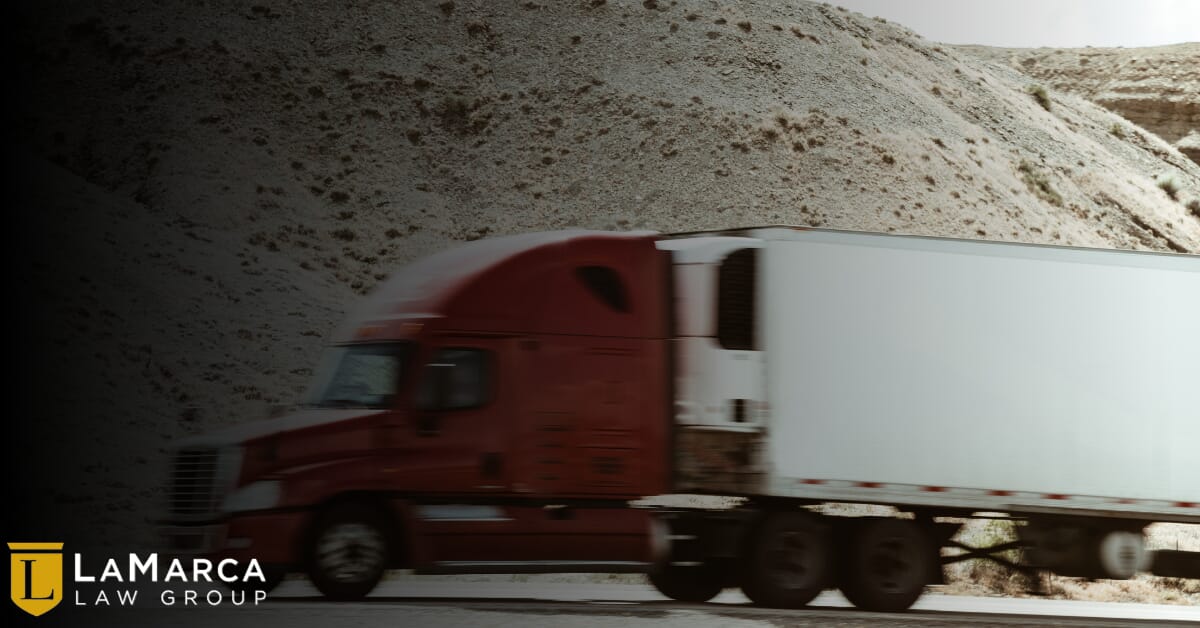 Overloaded Semi Truck